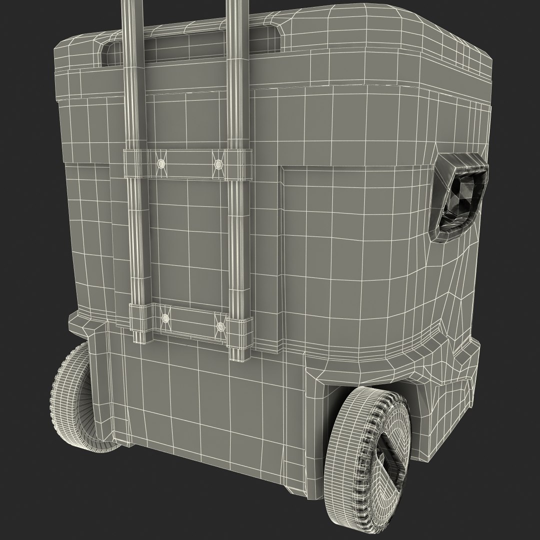 ice cube rolling cooler 3d model