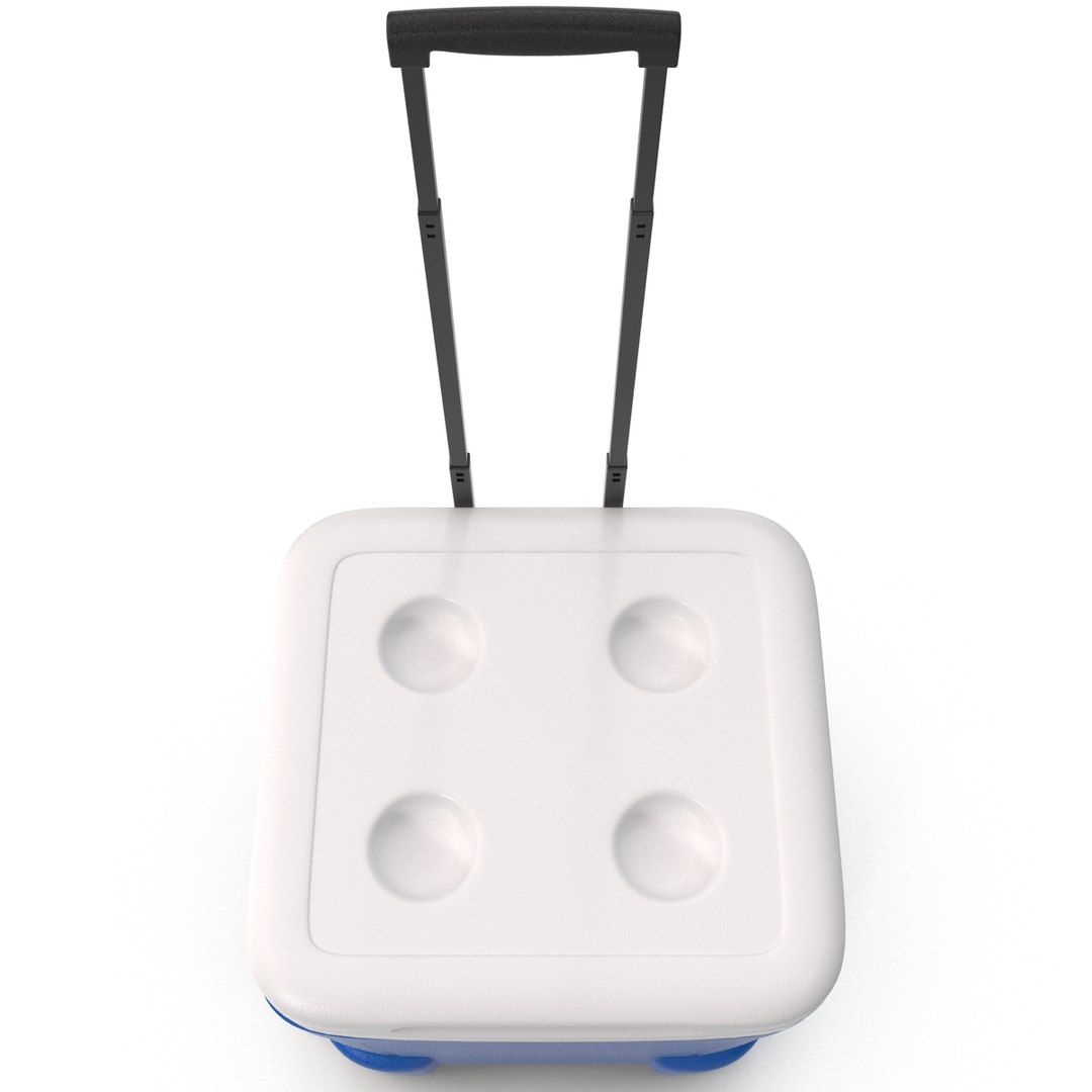 Ice Cube Rolling Cooler 3d Model