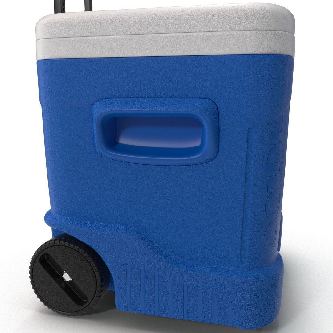 ice cube rolling cooler 3d model