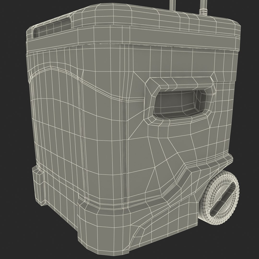 ice cube rolling cooler 3d model