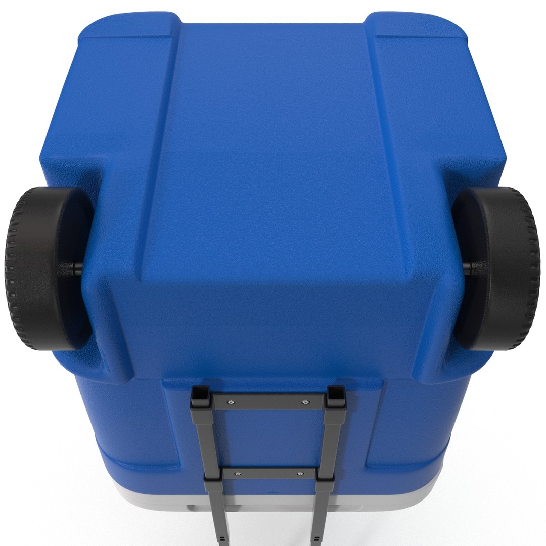 ice cube rolling cooler 3d model