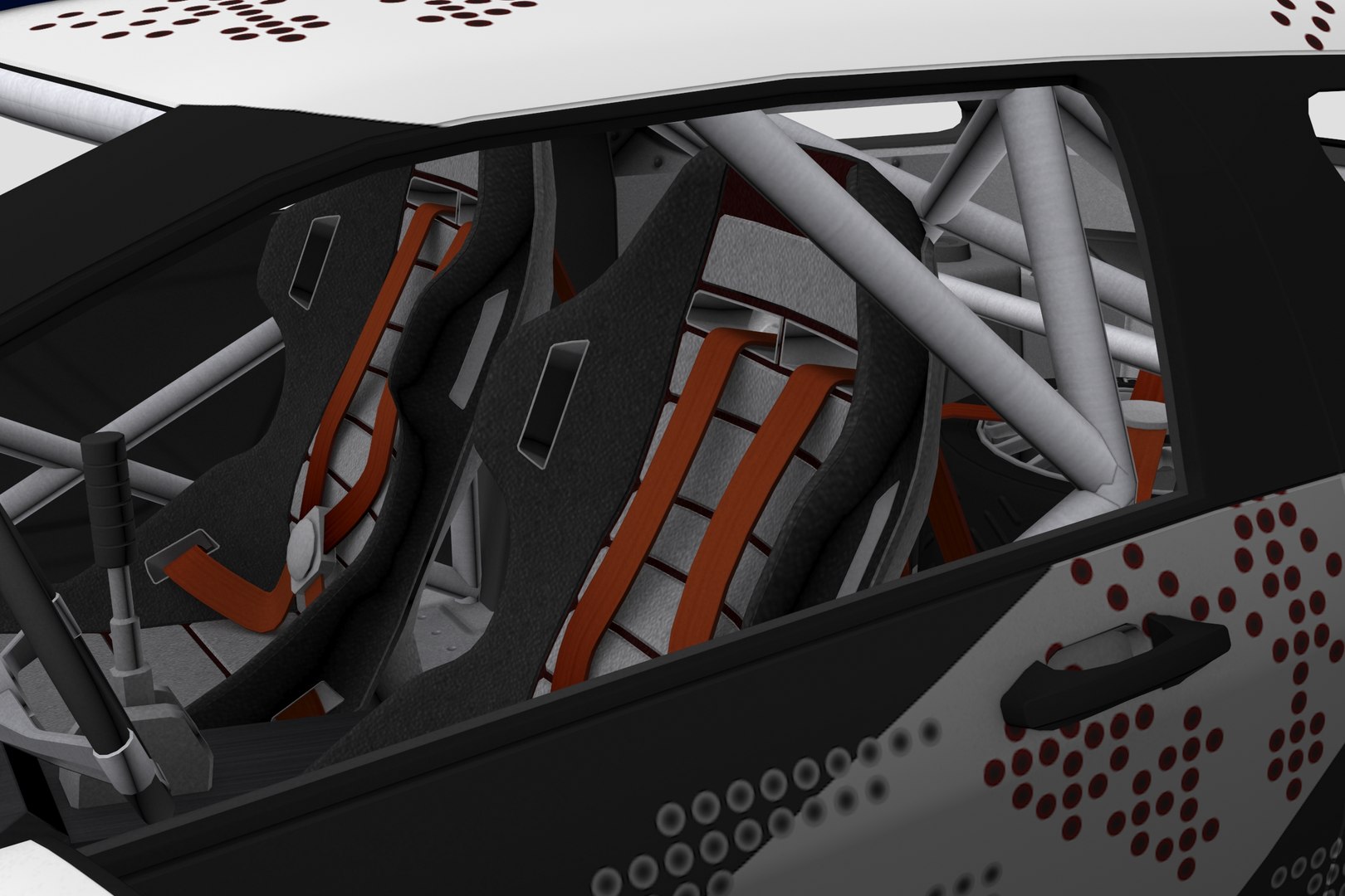 Custom design rally car model - TurboSquid 1521193