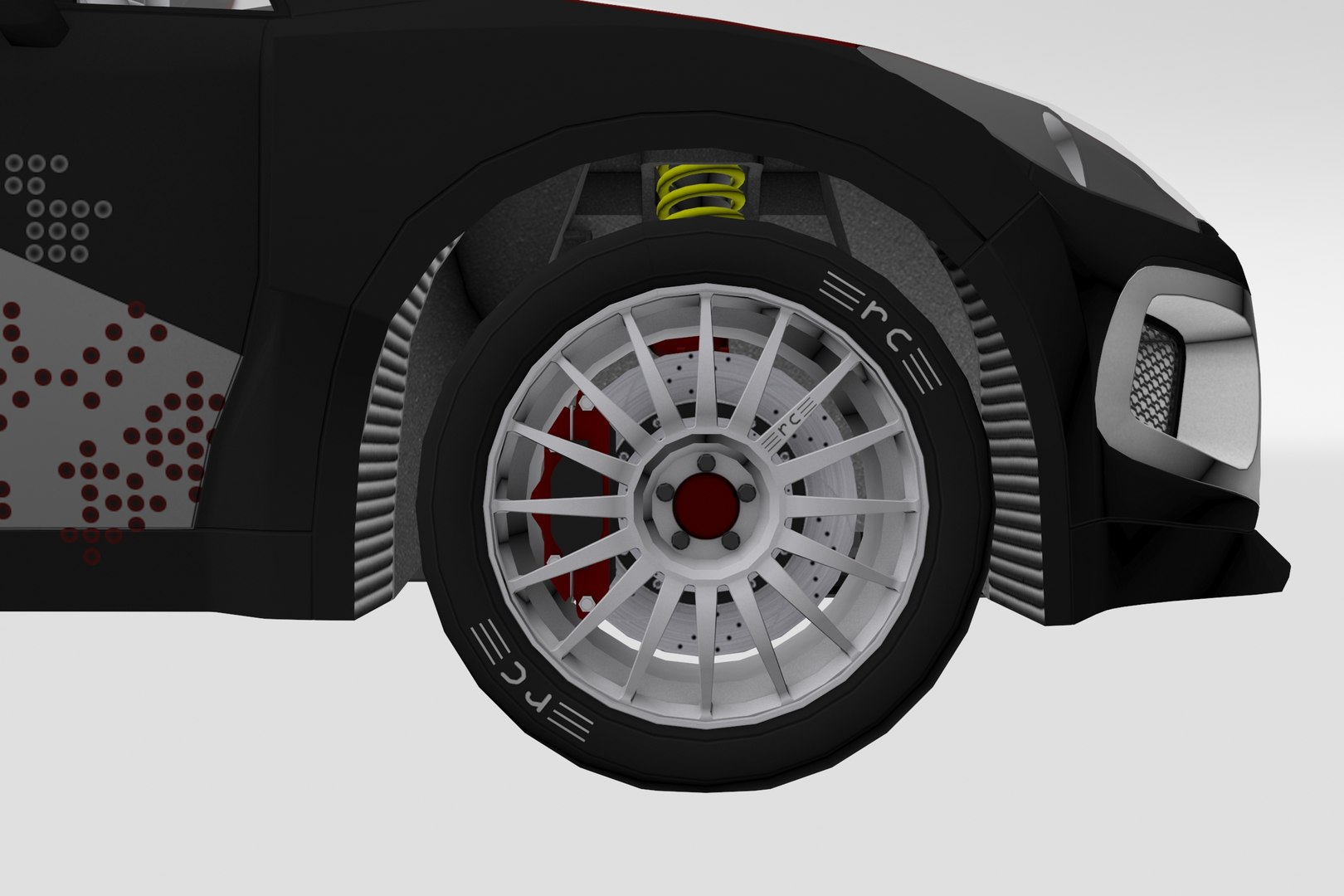 Custom design rally car model - TurboSquid 1521193