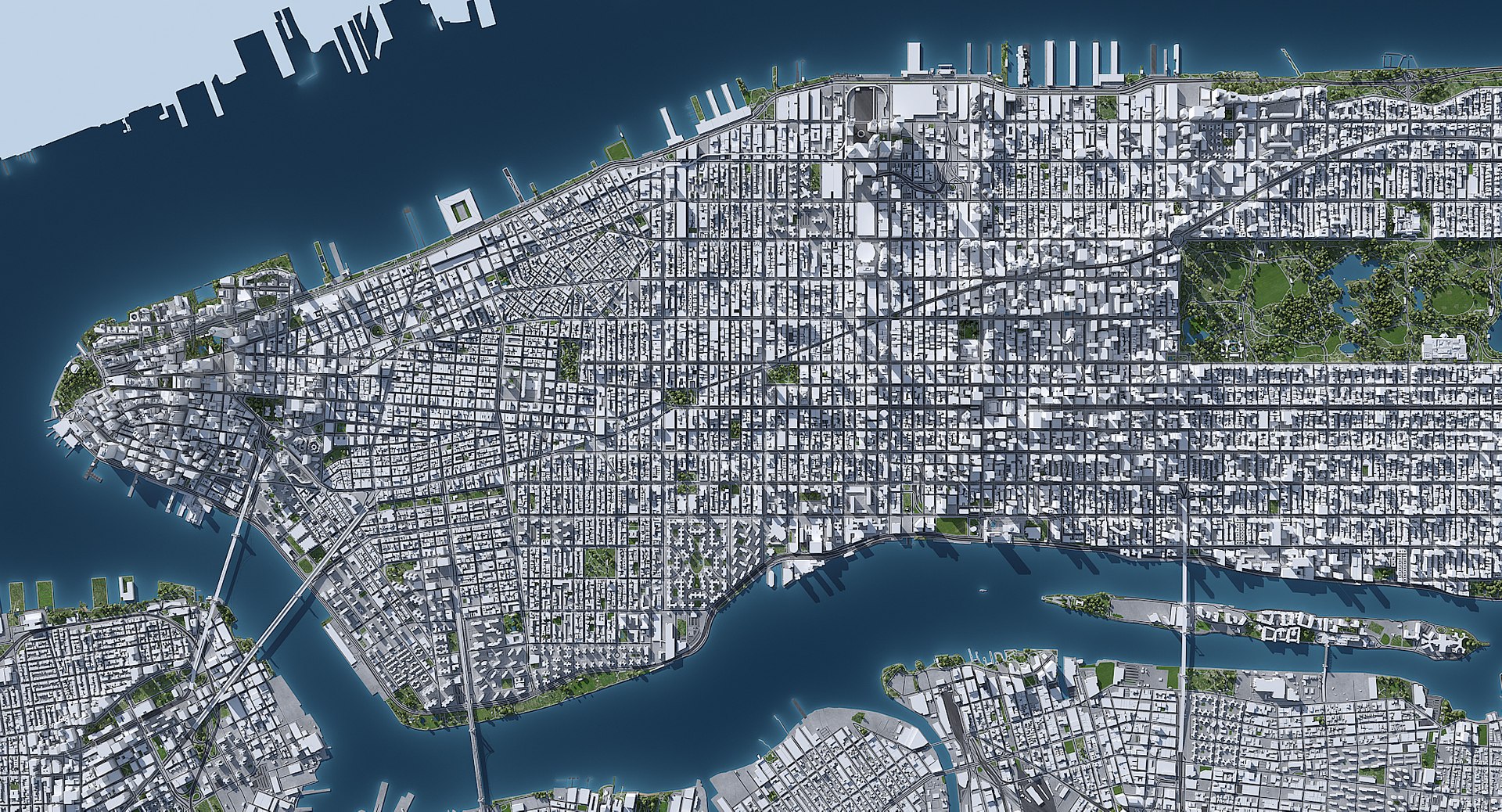 3d model new york cityscape