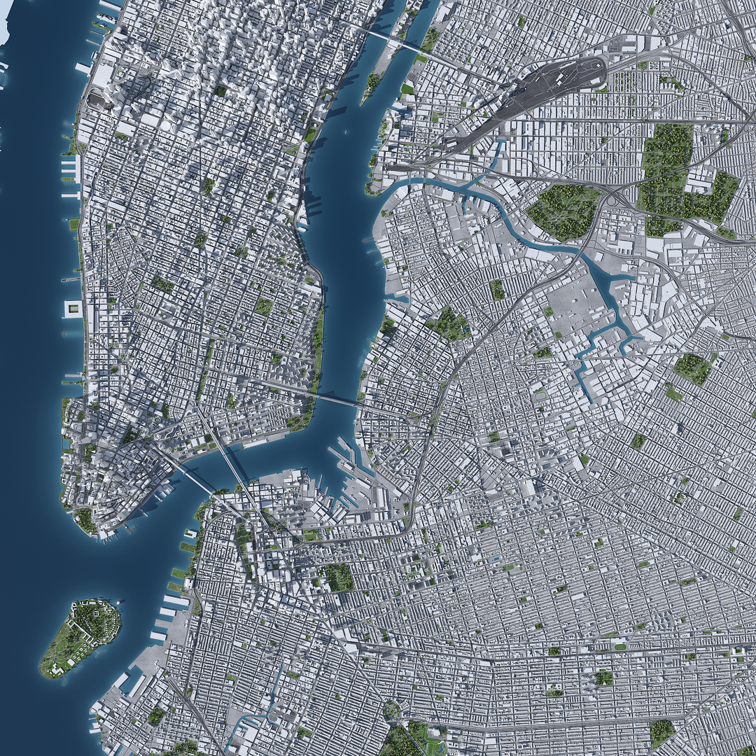 3d model new york cityscape