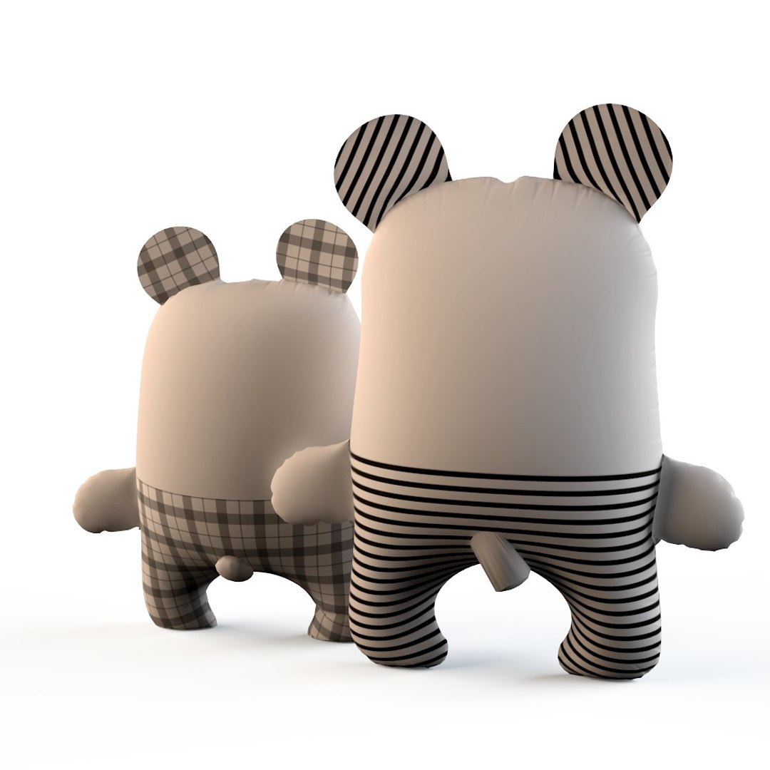 bears textile 3ds
