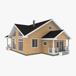 alpen house 3d model