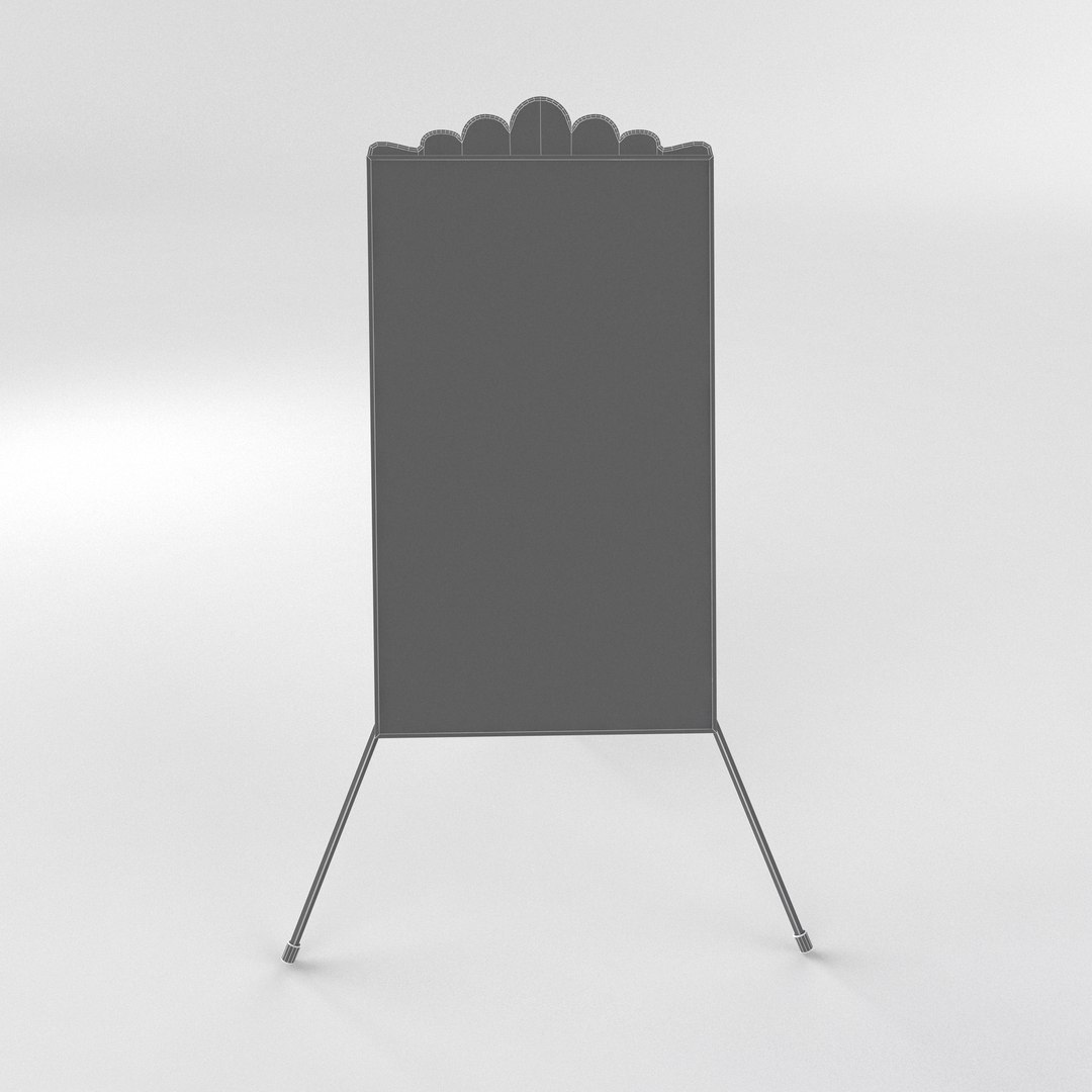 3D Menu Board Model - TurboSquid 1691589