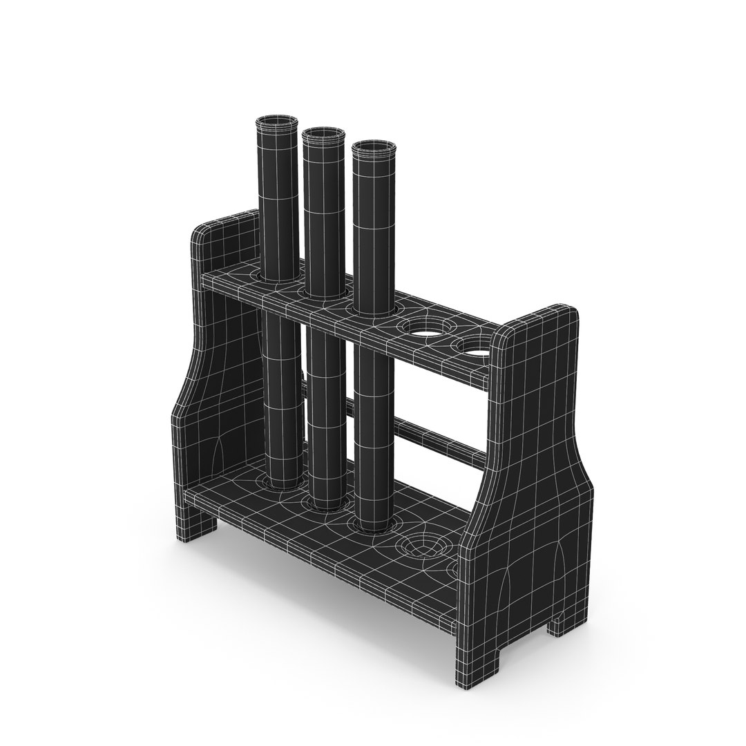 Test Tube Rack 3D Model - TurboSquid 1982510