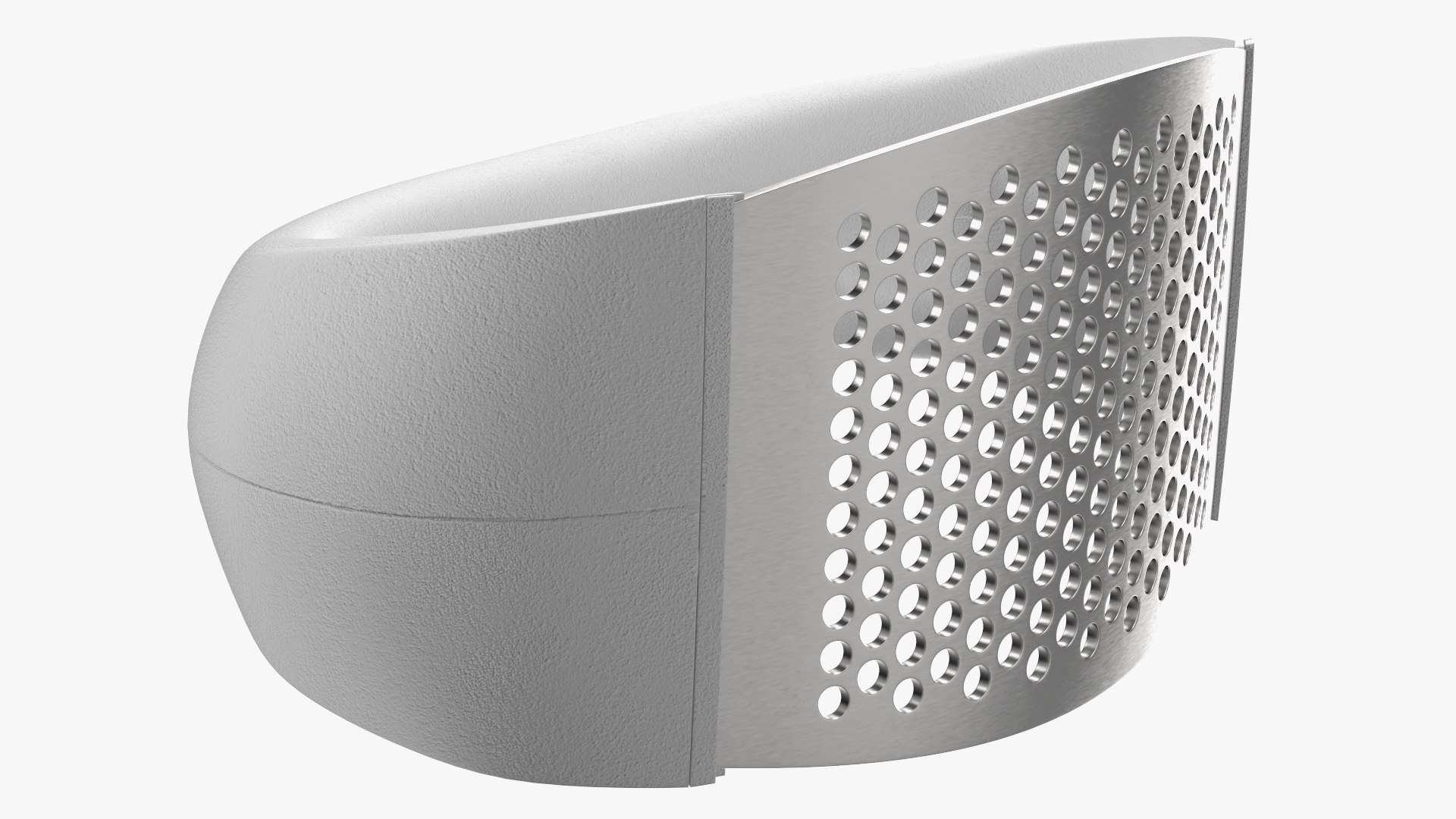 3D Arc Shaped Garlic Press White - TurboSquid 2115202