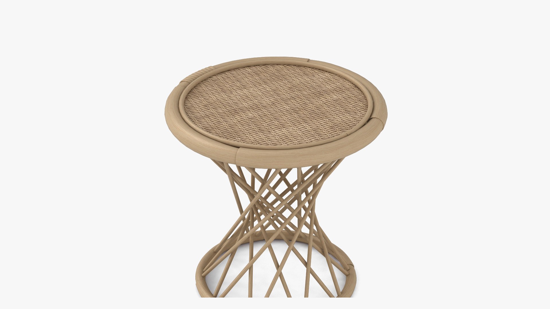 Rattan Coffee Table 3D Model - TurboSquid 2008813