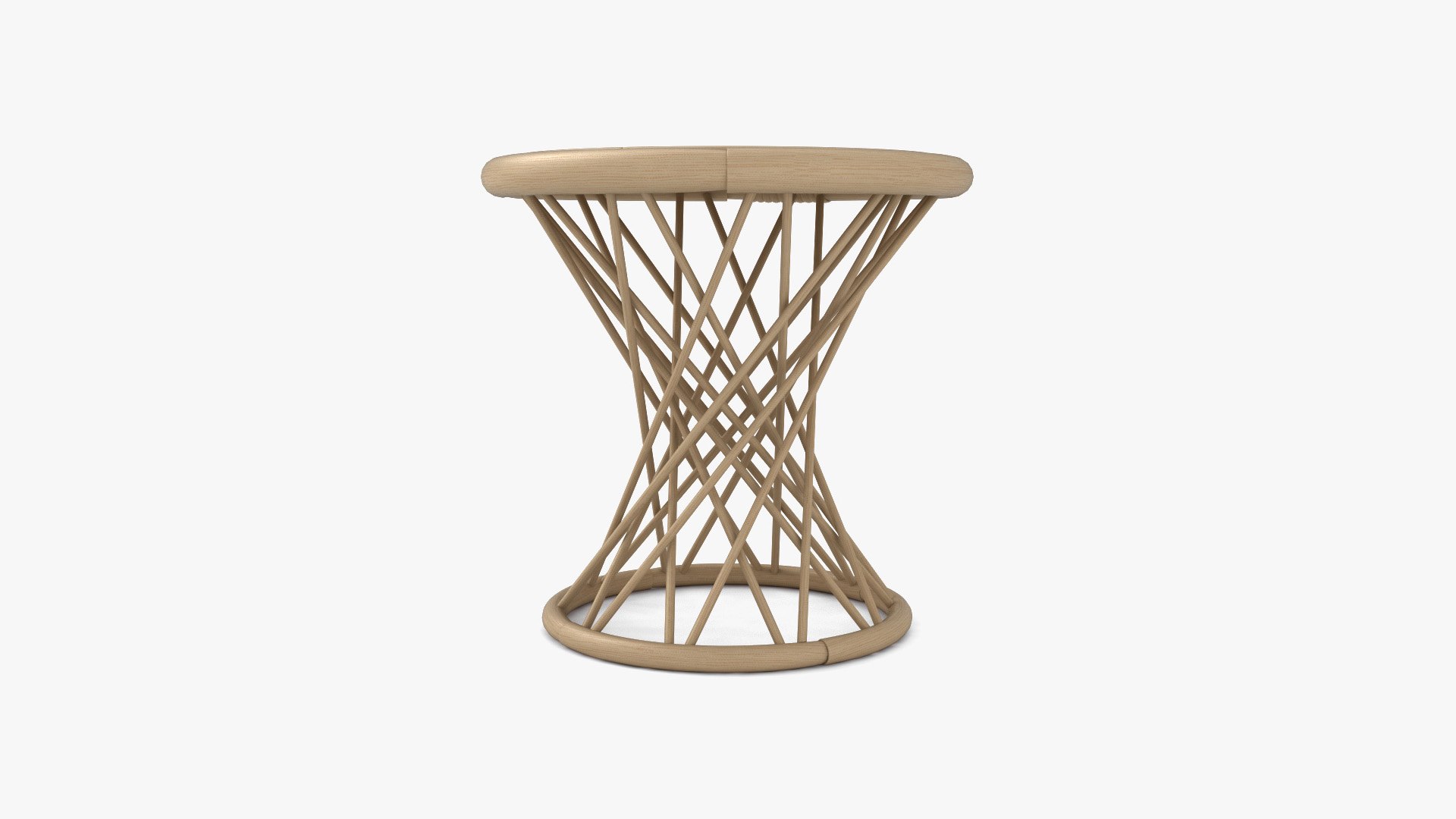 Rattan Coffee Table 3D Model - TurboSquid 2008813
