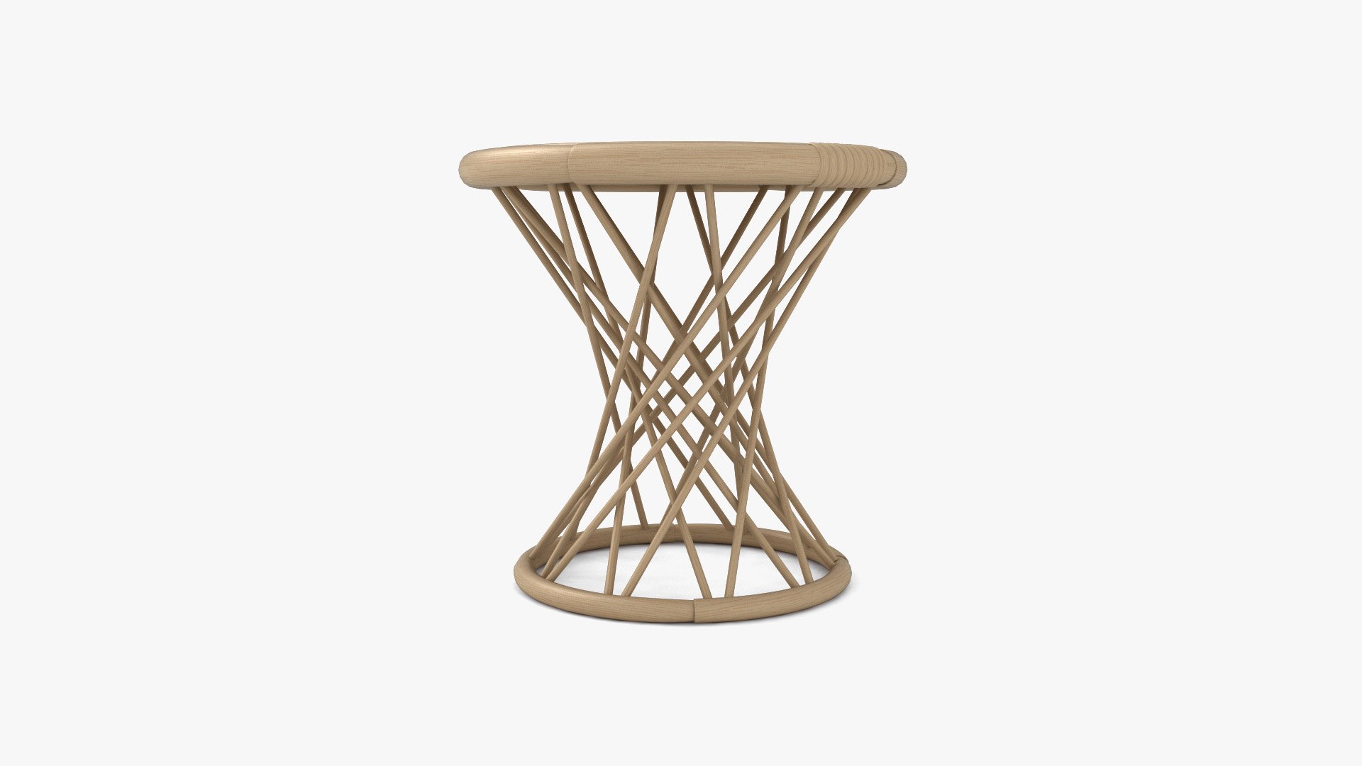 Rattan Coffee Table 3D Model - TurboSquid 2008813