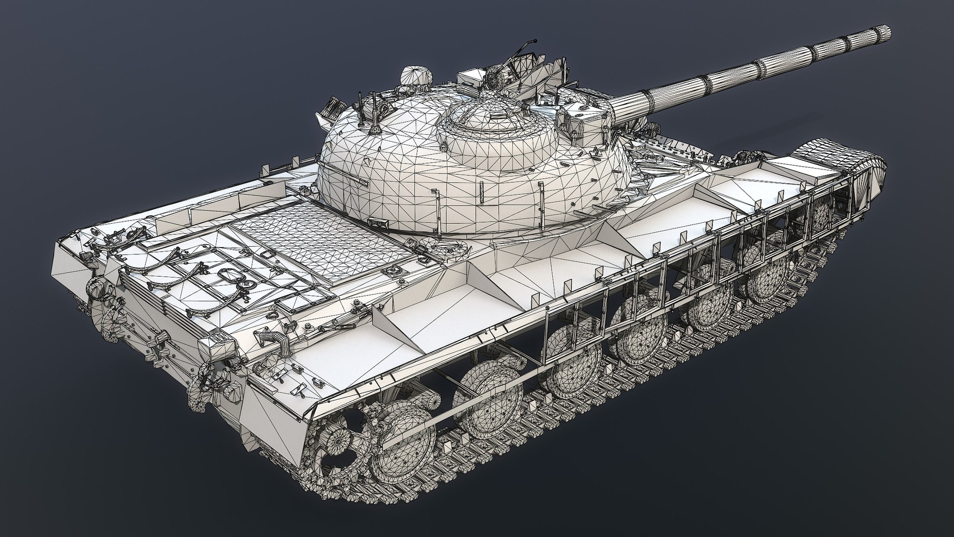 3D T-64BV Tank Game Ready model - TurboSquid 1879882