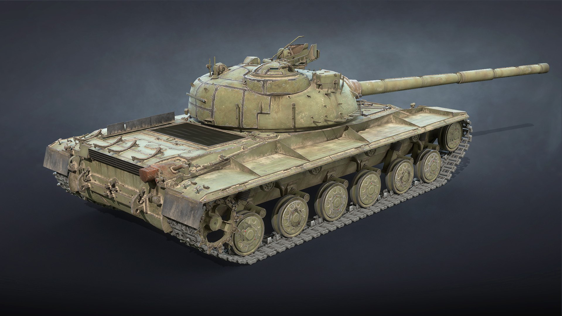 3D T-64BV Tank Game Ready model - TurboSquid 1879882