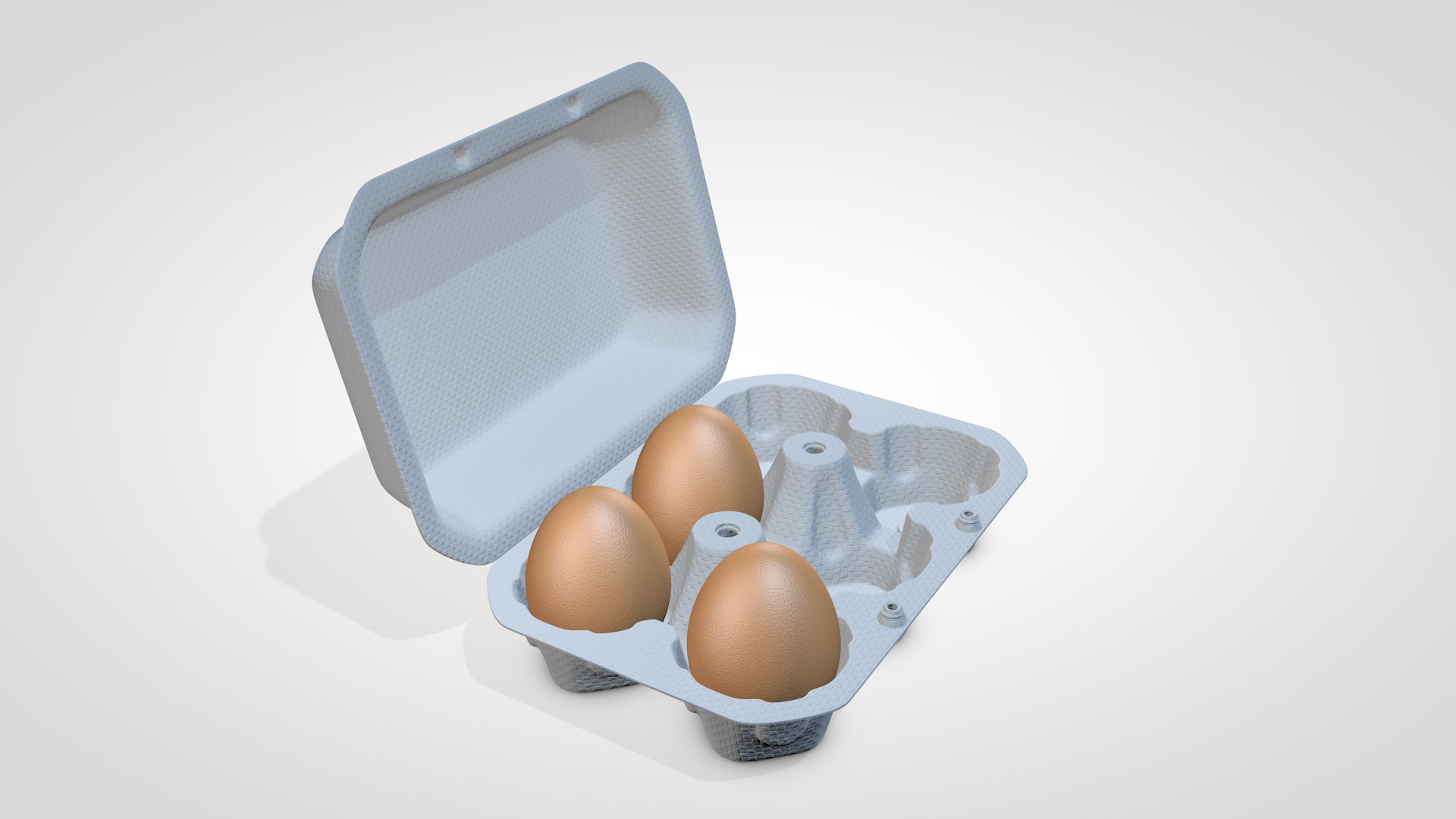 Egg box 3D model - TurboSquid 1254721