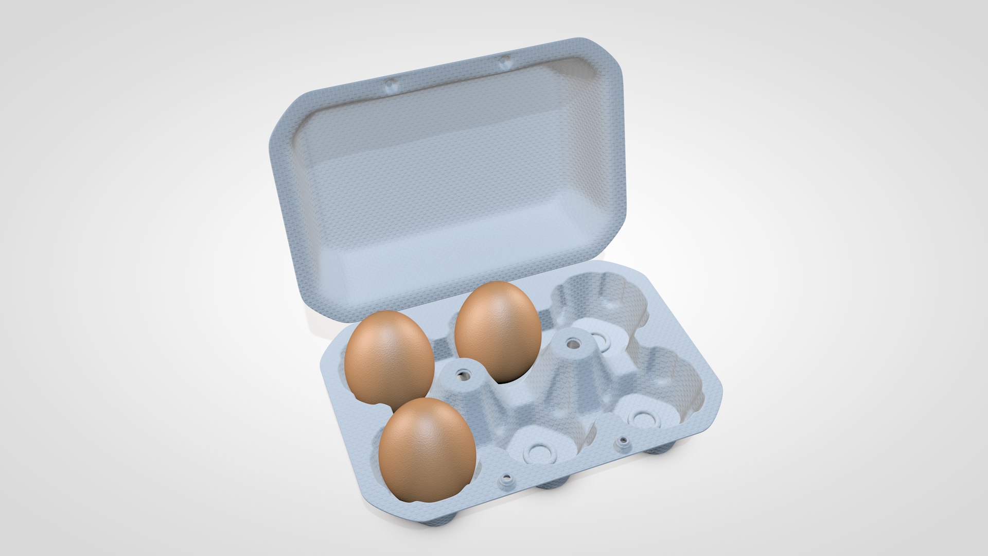 Egg box 3D model - TurboSquid 1254721