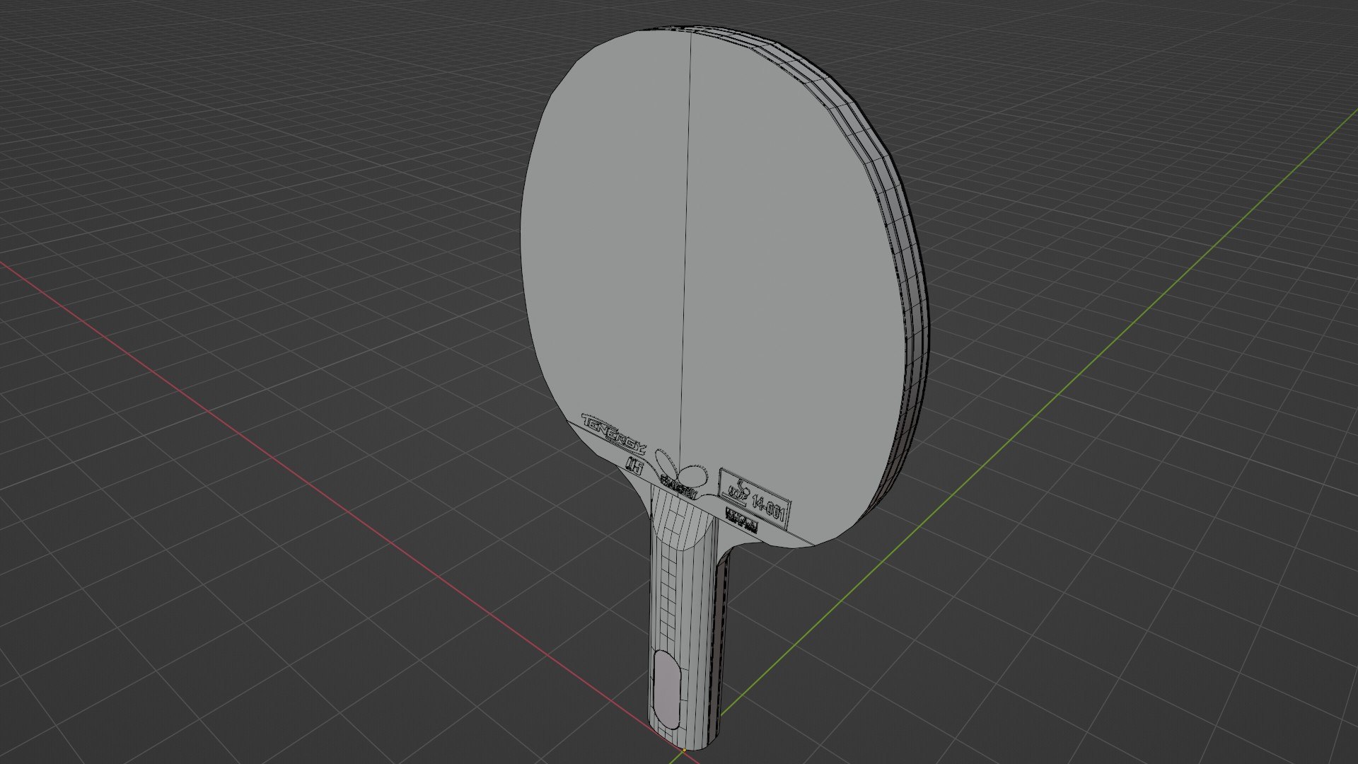 3D High Detail Tabletennis Racket Model - TurboSquid 2110511