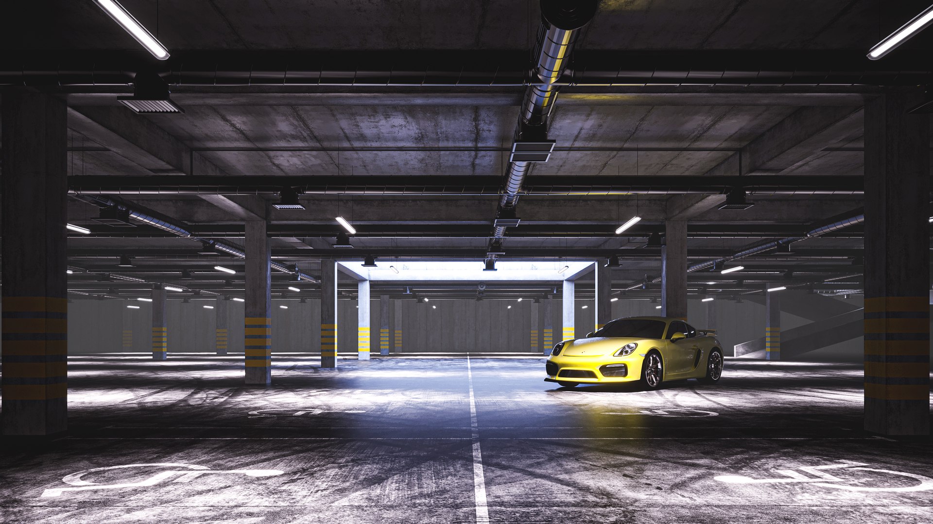Parking 3D Model - TurboSquid 1865332