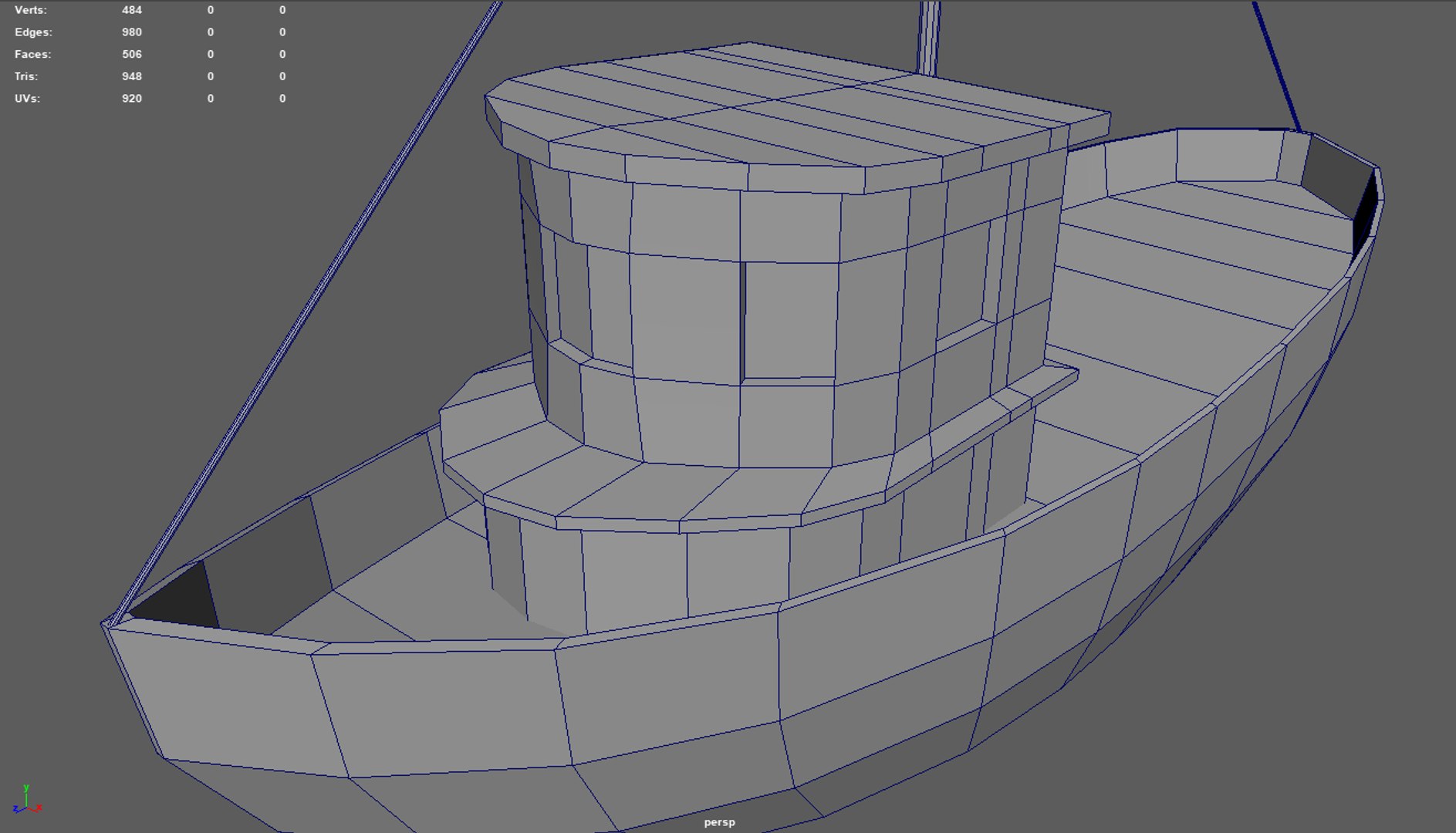 3D Low Poly Boat 03 - TurboSquid 2123659