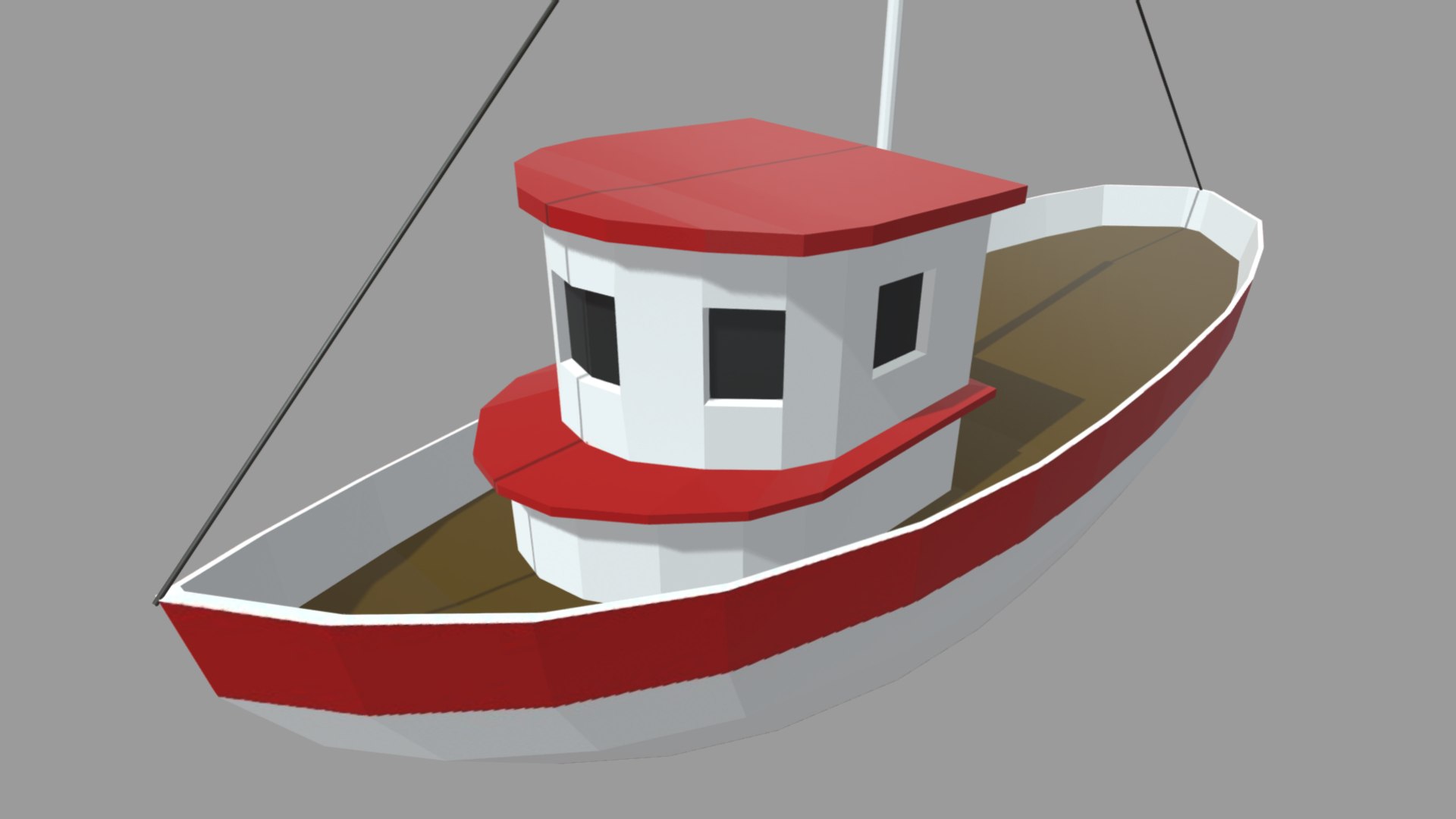 3D Low Poly Boat 03 - TurboSquid 2123659