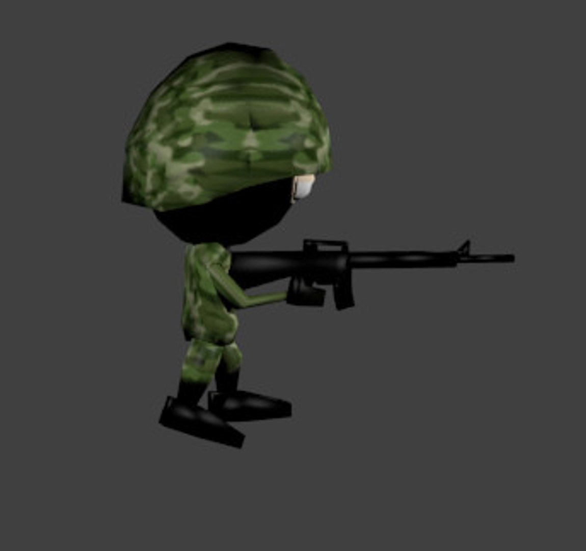 Rigged Games Animation 3d Obj