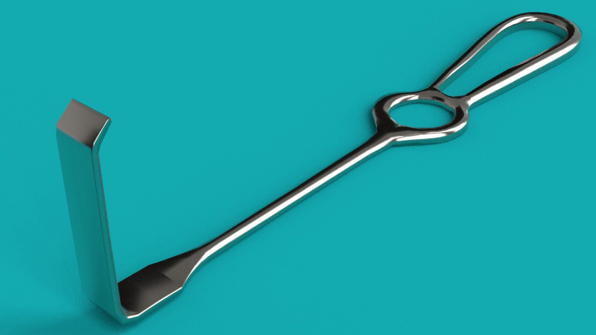 3D Surgical Tools- ApendiceleRetractor model - TurboSquid 1833453