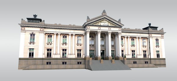 Architecture Neoclassical SketchUp Models for Download | TurboSquid