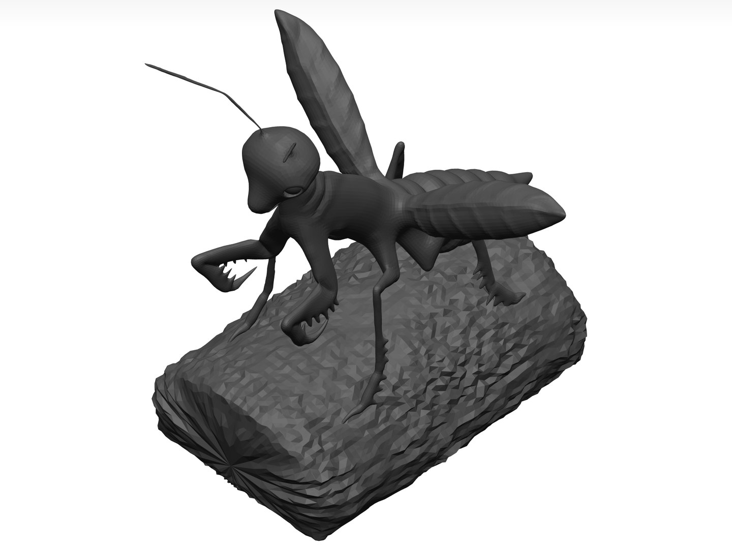 3D Praying Mantis Stl Model - TurboSquid 1774281