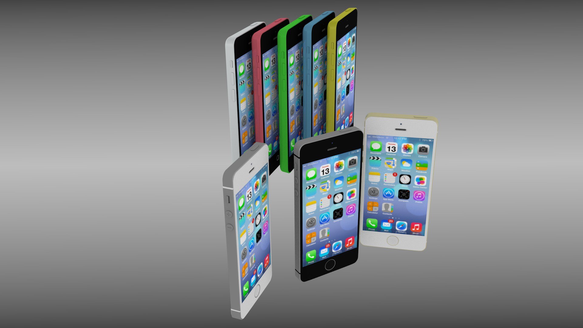 3d Iphone 5 Model