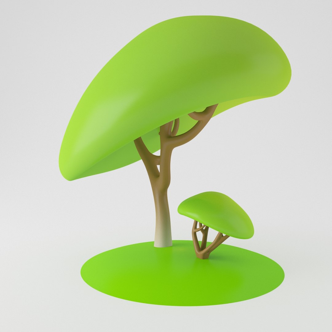 3d toon tree