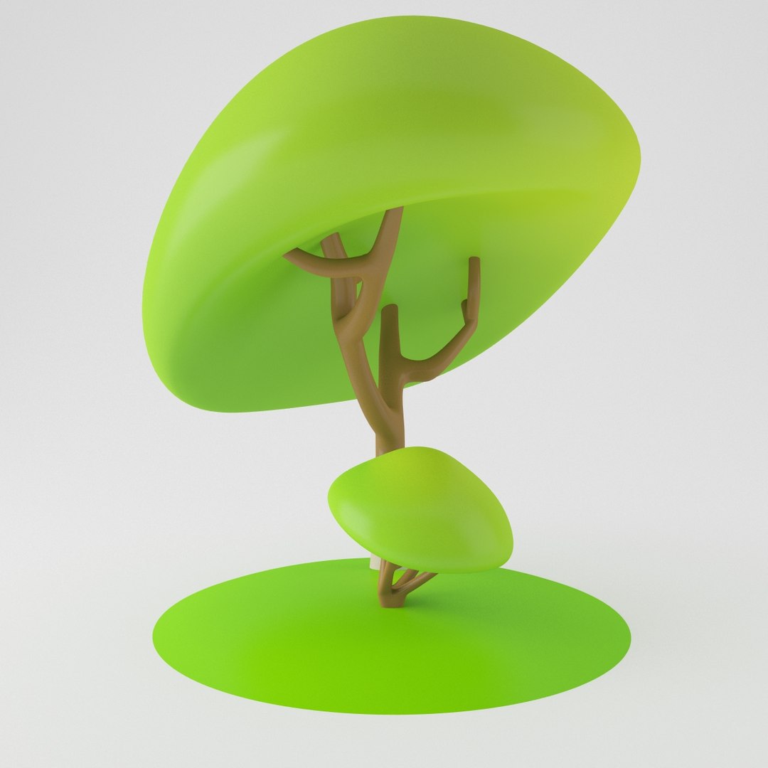 3d toon tree