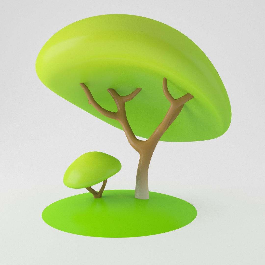 3d toon tree