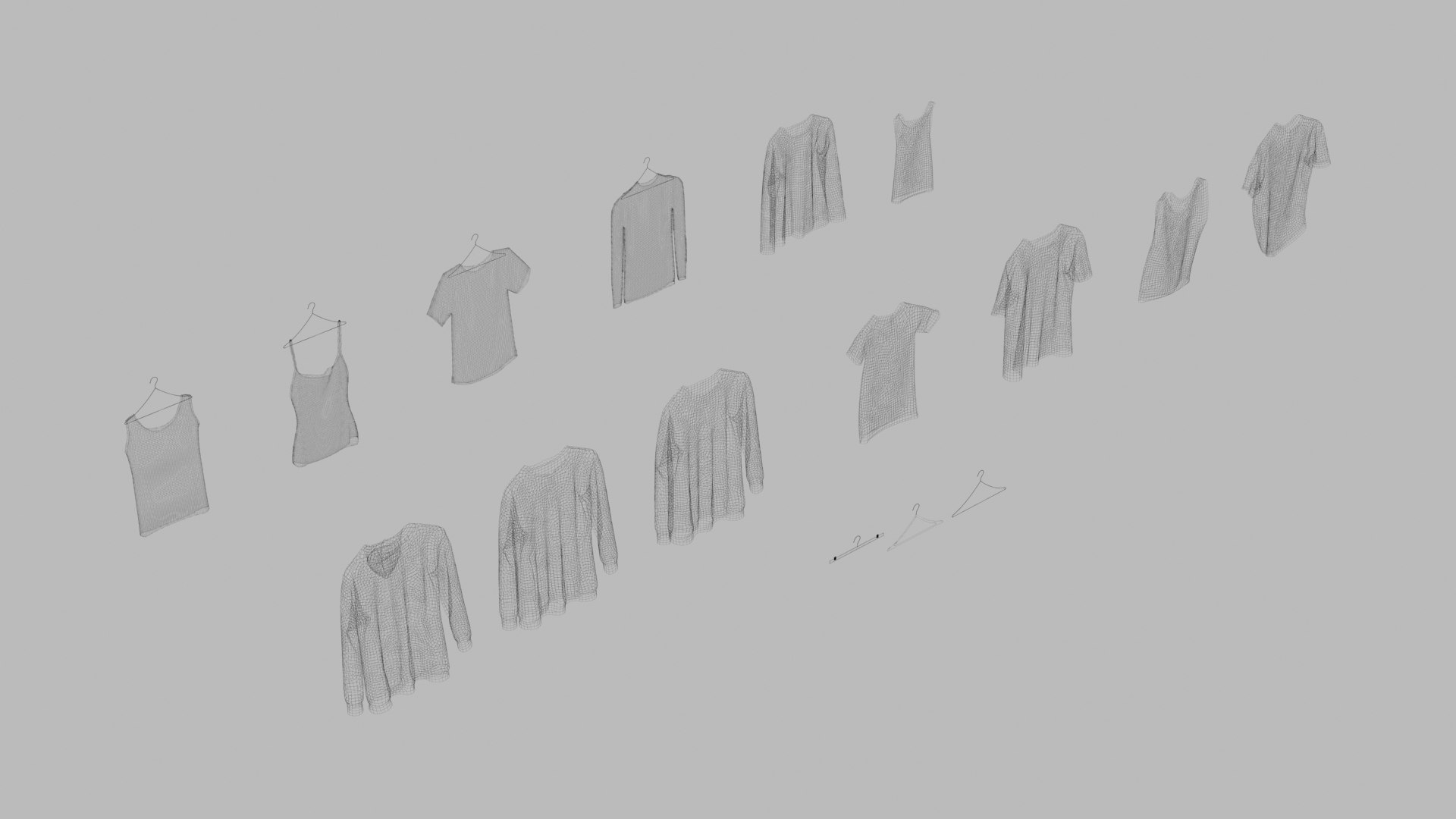 Clothes Shirt T-shirt 3D Model - TurboSquid 1646932