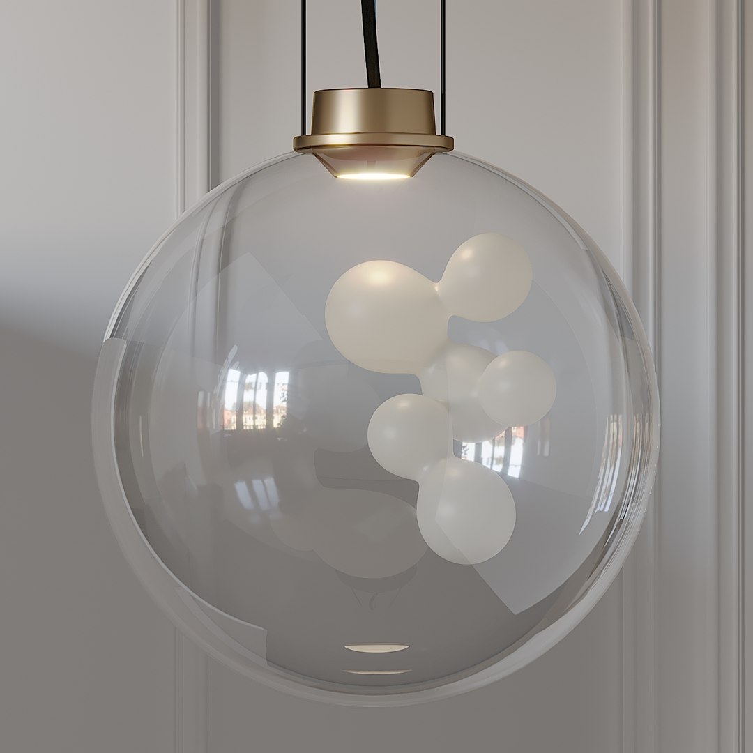 3D Model Ceiling Lights Soap Sphere - TurboSquid 1556057