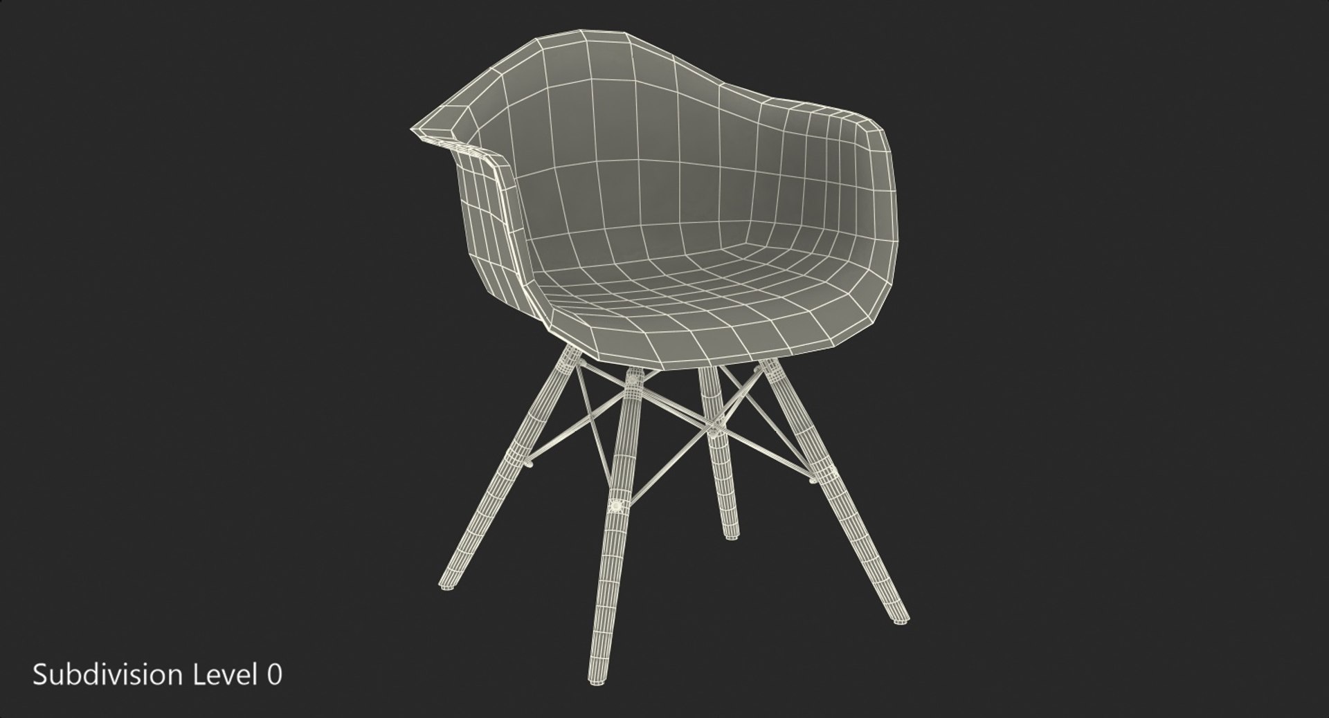Modern Shell Chair 3D Model - TurboSquid 1272089