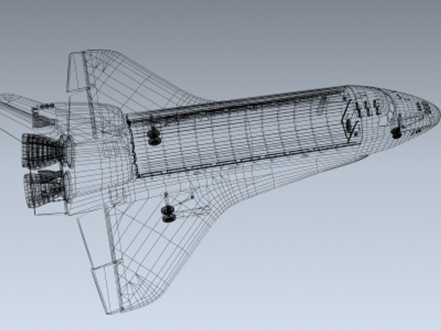 3d Model Space Shuttle Endeavour