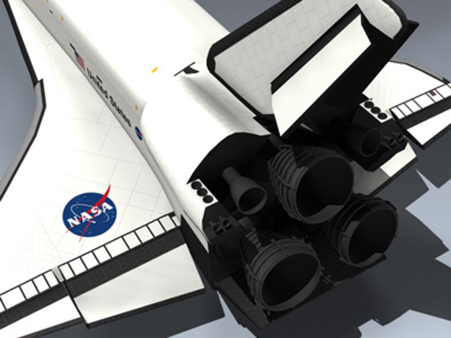 3d Model Space Shuttle Endeavour