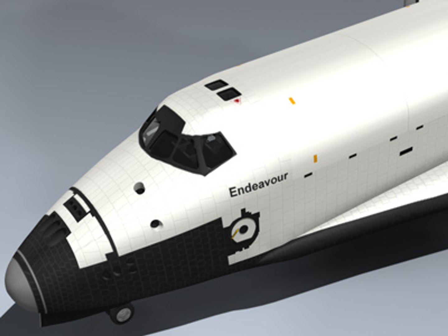 3d Model Space Shuttle Endeavour