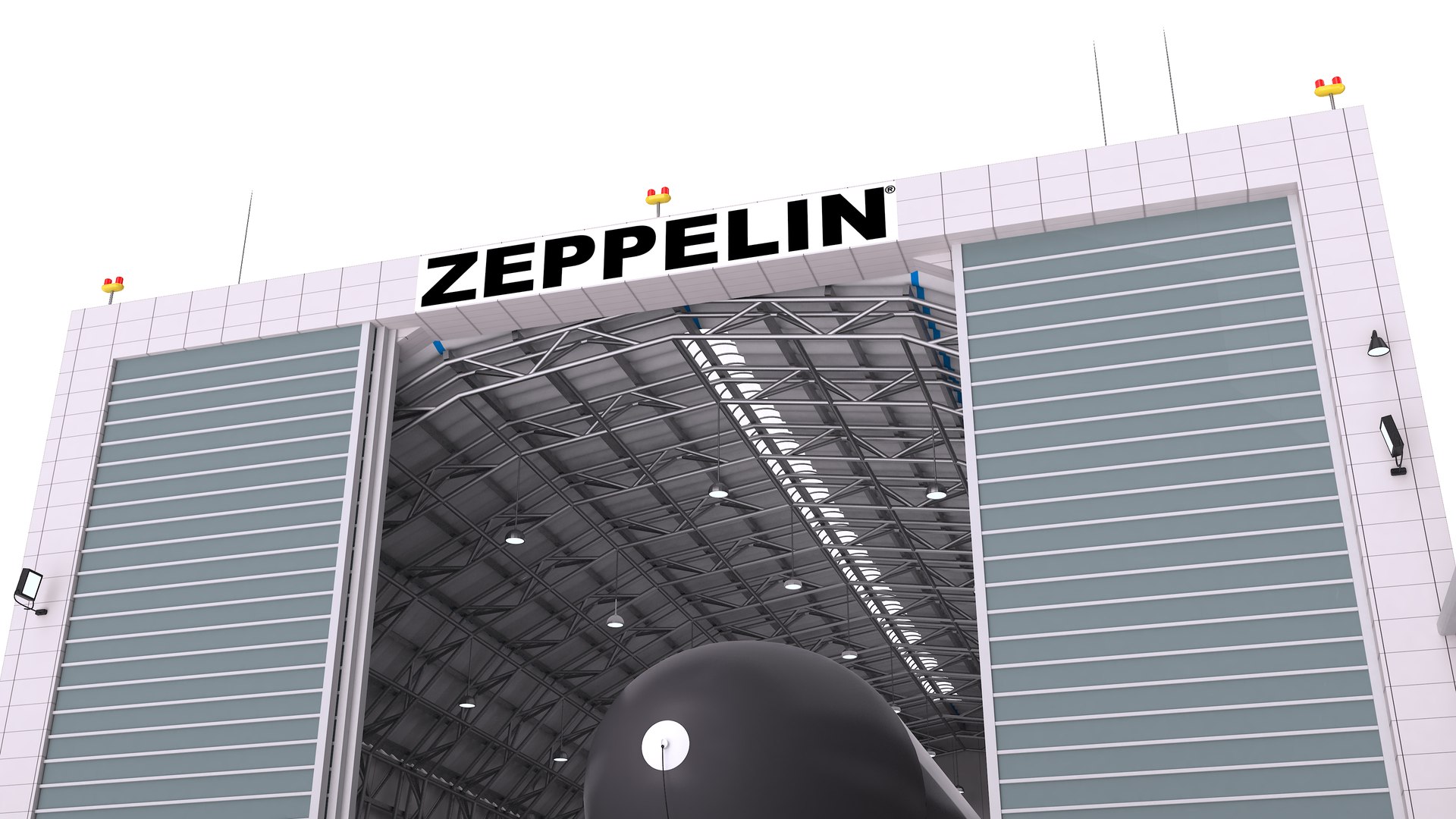 Zeppelin Hangar 3D - TurboSquid 1939072