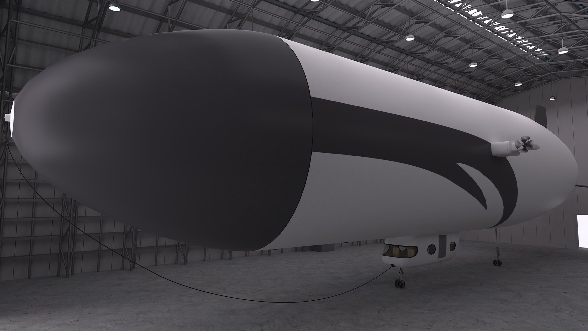 Zeppelin Hangar 3D - TurboSquid 1939072