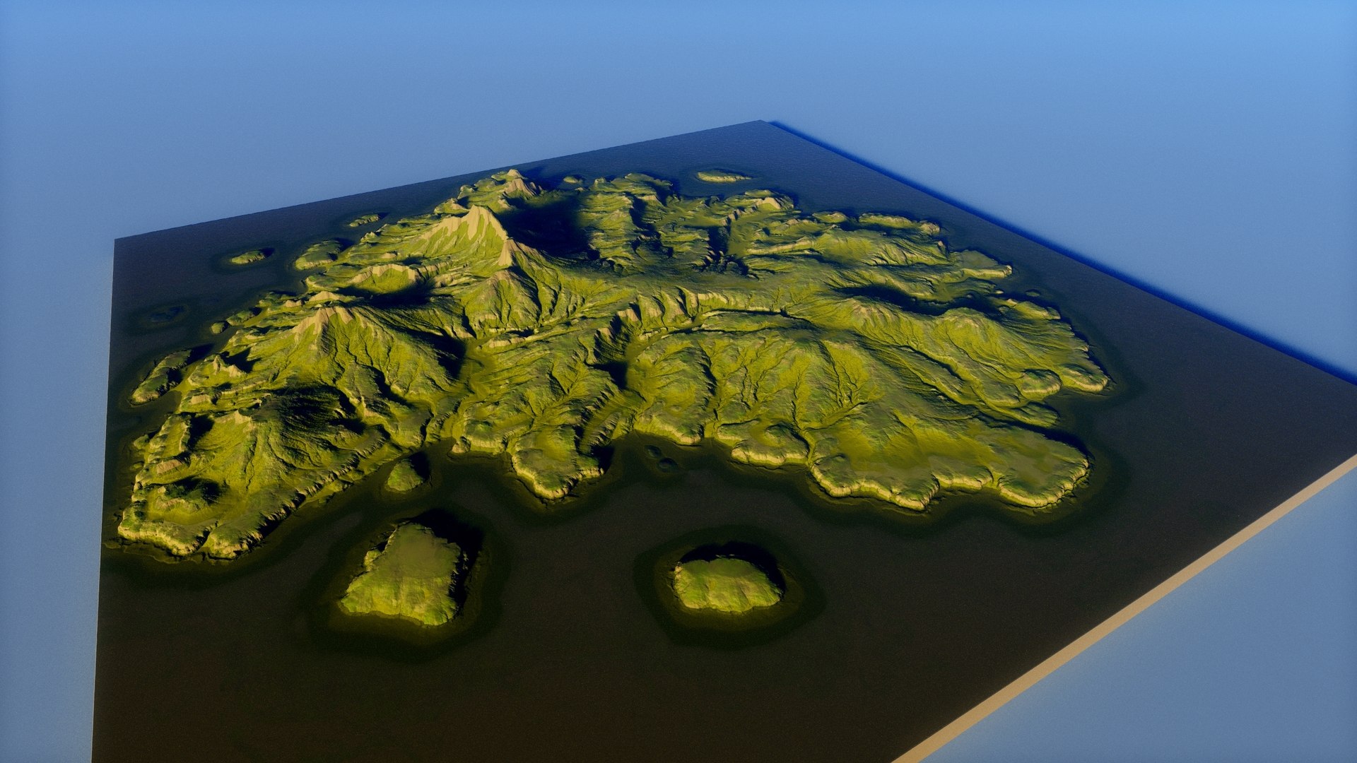 3D Model Island Terrain 5 - TurboSquid 2202722