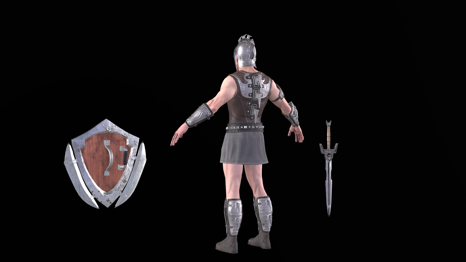 Greek Warrior 01 3D Model - TurboSquid 1949578