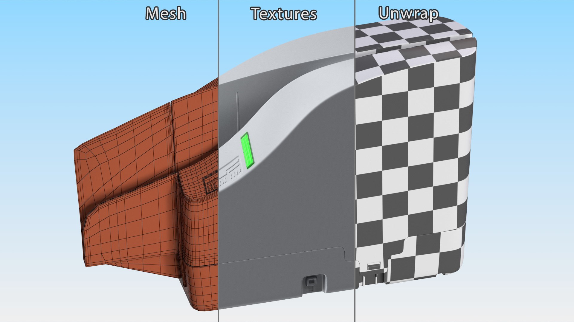 Compact Mobile Check Scanner 3D - TurboSquid 2071158