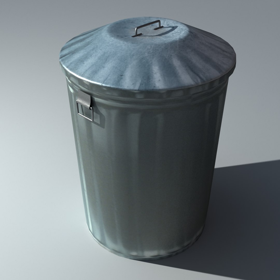 Max Metal Dustbin Trashcan