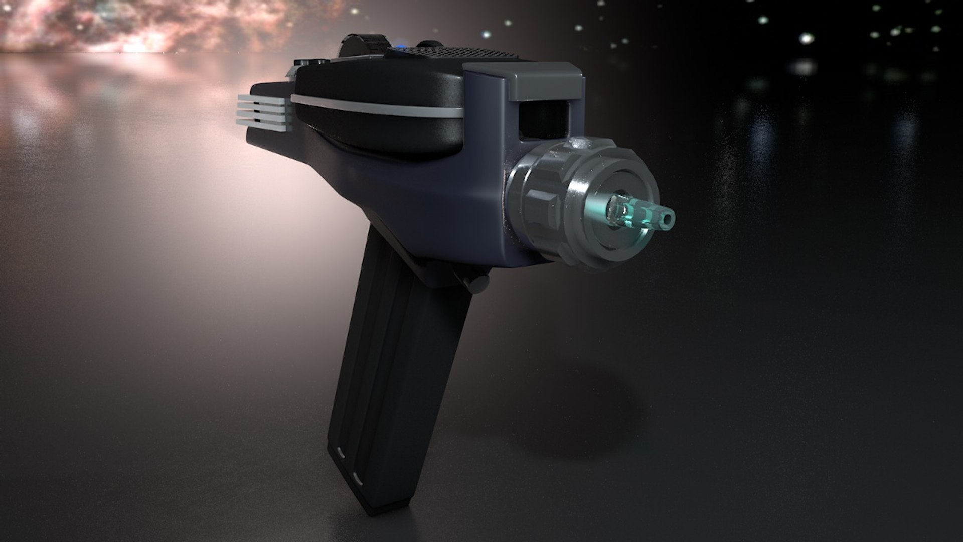 Phaser Pistol Model - TurboSquid 1250679