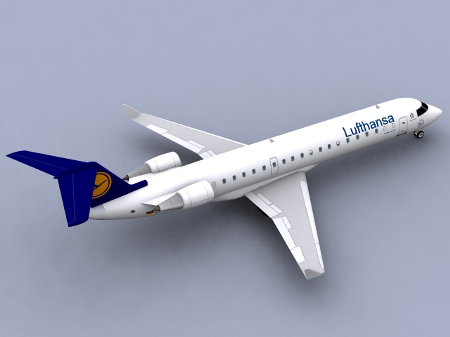3d Canadair Rj-700 Lufthansa Regional Jet