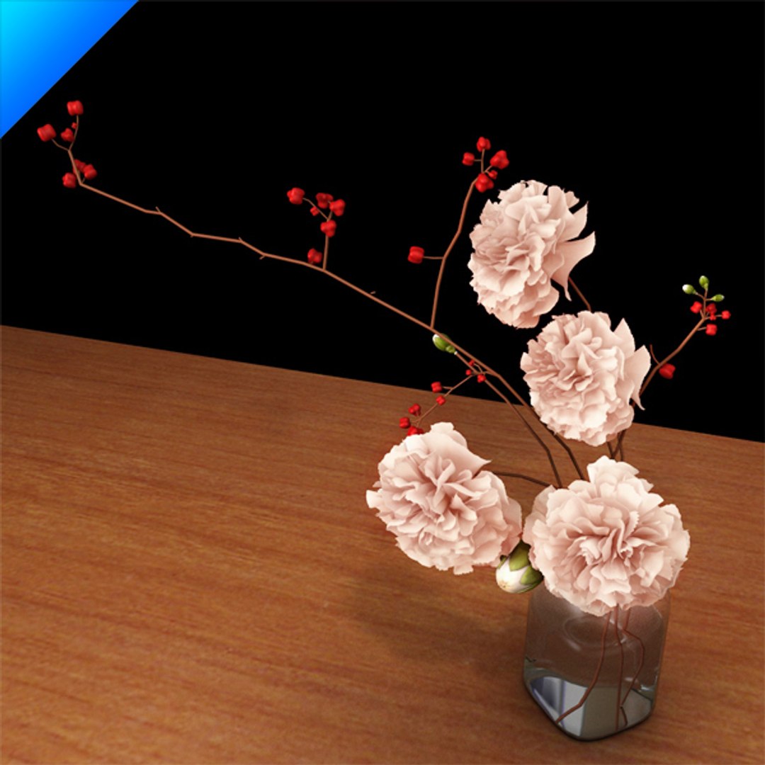 3d Flower Arrangement Design