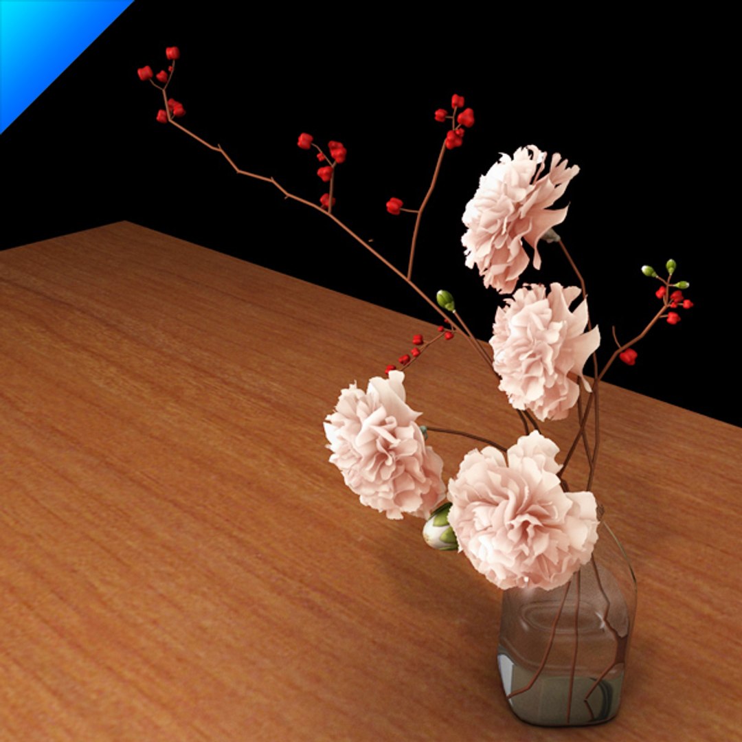 3d Flower Arrangement Design