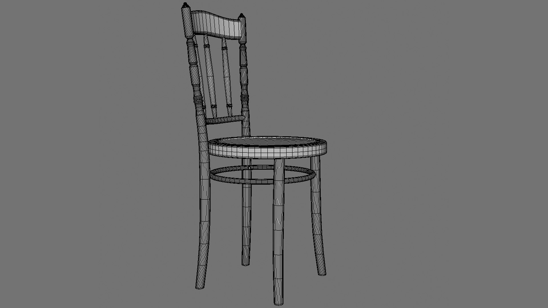 3D Wooden Chairs Lowpoly Model - TurboSquid 2076100